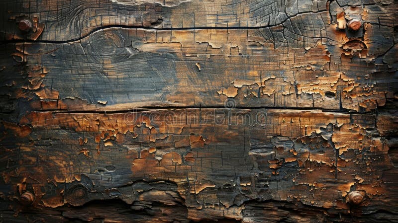 Antique Wooden Texture with Rich Grain and Weathered Finish for Text ...