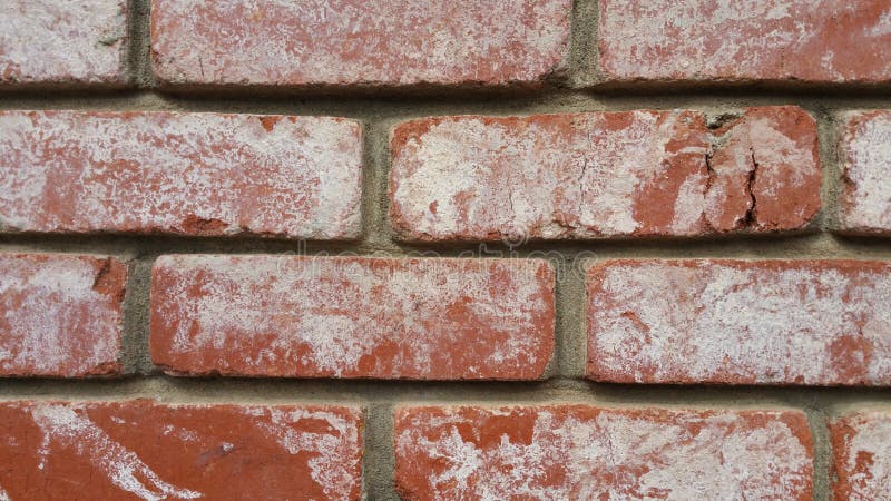 Antiqued Red Brick Background Stock Photo - Image of weathered, white ...