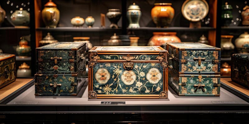 Antiquities Auction Featuring Ornate Boxes and Ceramic Collections in ...