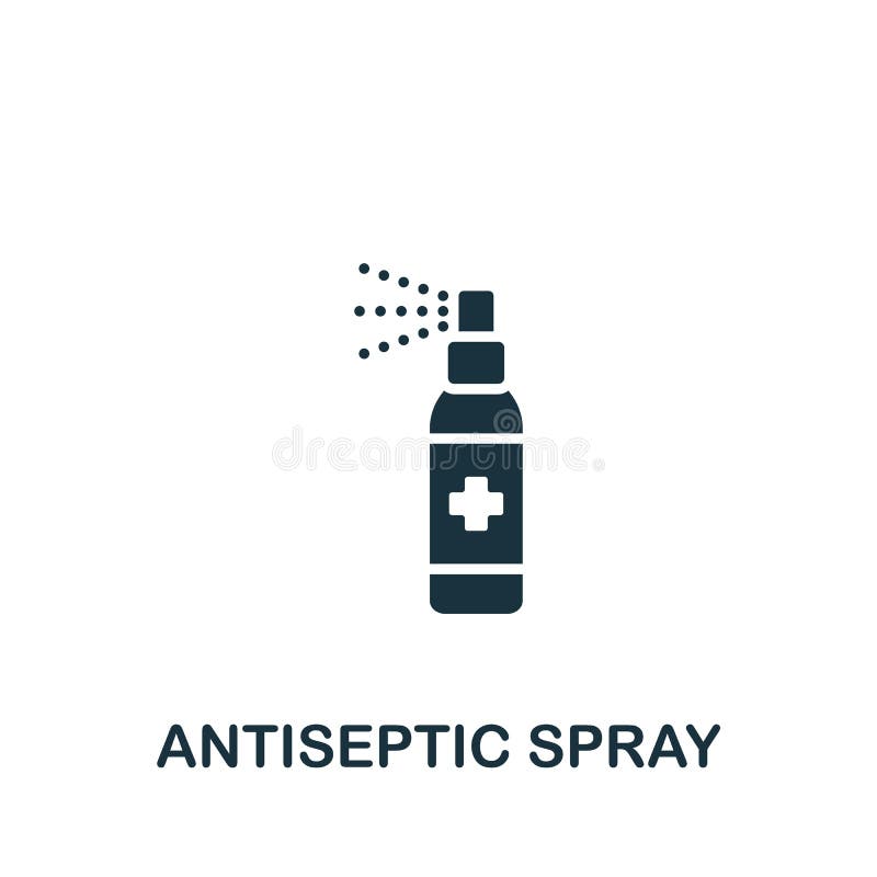 Antiseptic Spray Icon. Monochrome Simple Icon for Templates, Web Design ...