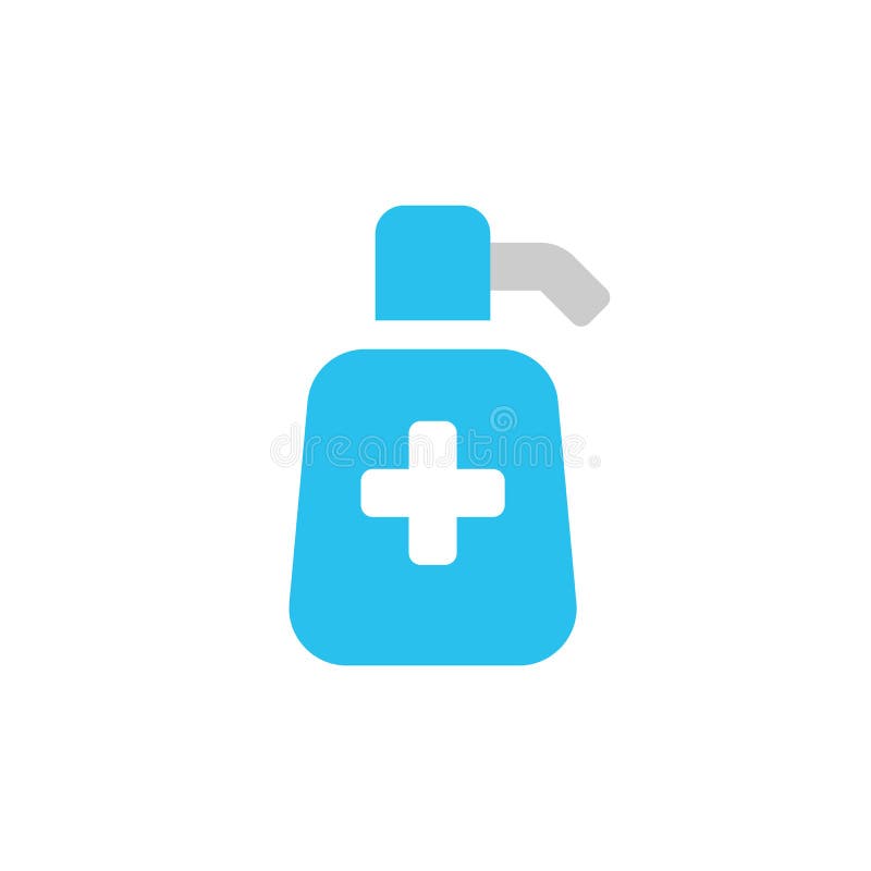 Antiseptic Vector Icon. Anti Bacterial Soap, Use Sanitary Antiseptic ...