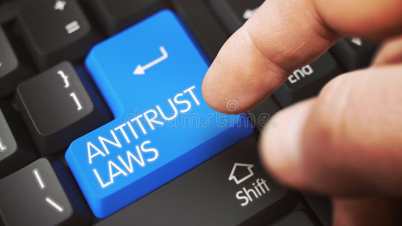 ANTITRUST LAWS - Keyboard Key Concept. Stock Photo - Image of economy ...