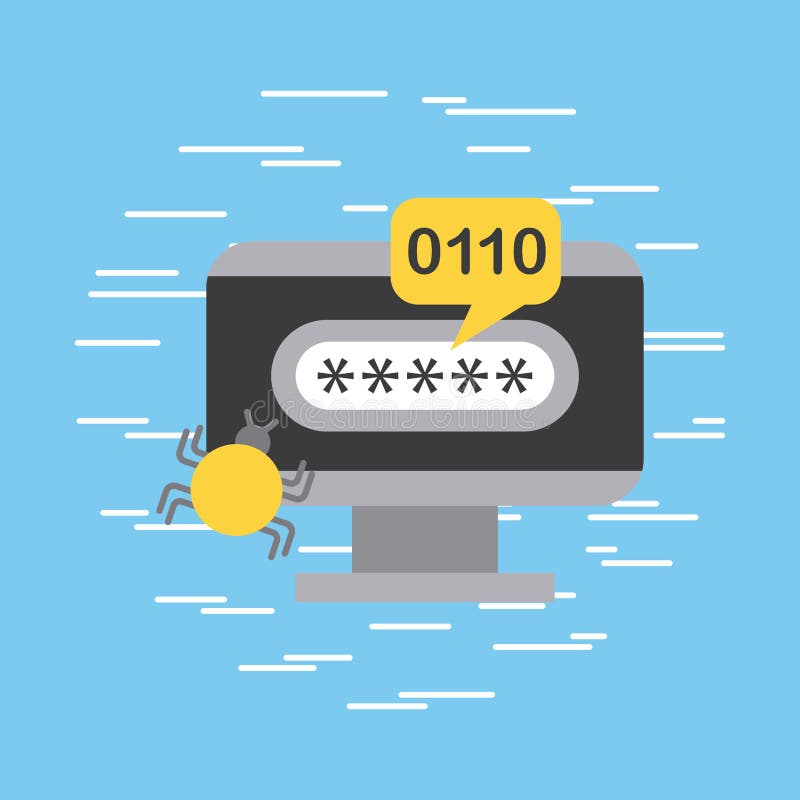 Antivirus computer program stock vector. Illustration of firewall ...