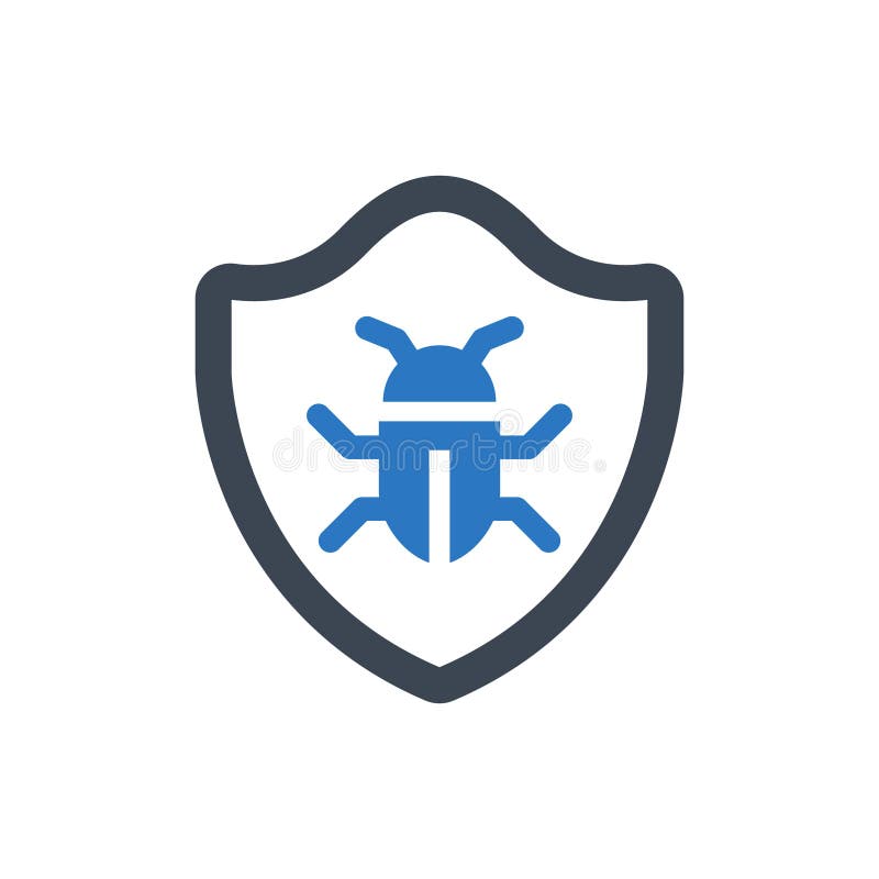 Antivirus Icon In 2 Colors Style Design. Premium Symbol From Security ...