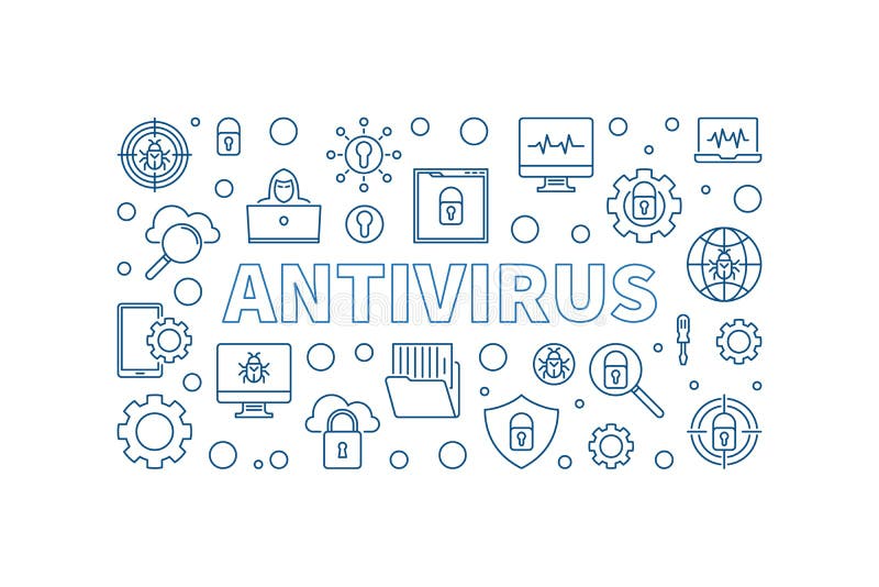 Antivirus Vector Icon Isolated on Transparent Background, Antivirus ...