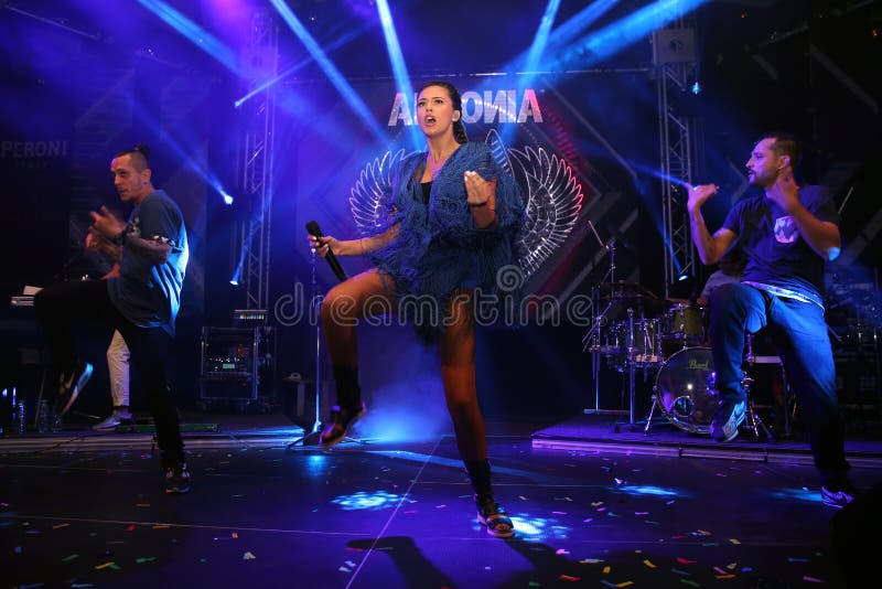 Romanian Singer Alexandra Chira Editorial Photo - Image of ornament ...