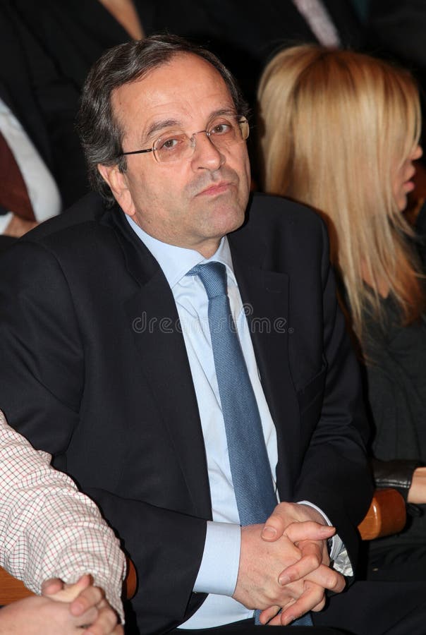 Antonis Samaras editorial stock image. Image of prime - 26051749