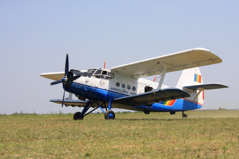 Biplane Antonov AN2 editorial stock photo. Image of mechanical - 20253113