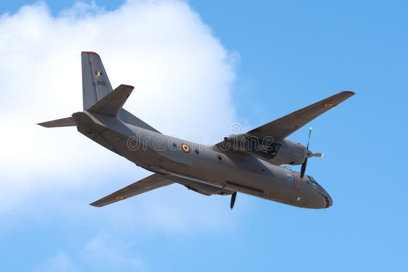 Antonov an-30, Romania Air Force. Editorial Stock Photo - Image of ...