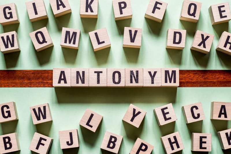 Concept Of Antonym External And Internal On Wooden Blocks Stock Photo ...