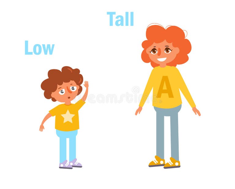 Opposite Adjectives High Low Stock Illustrations – 6 Opposite ... Opposite Adjectives High Low Stock Illustrations – 6 Opposite ...