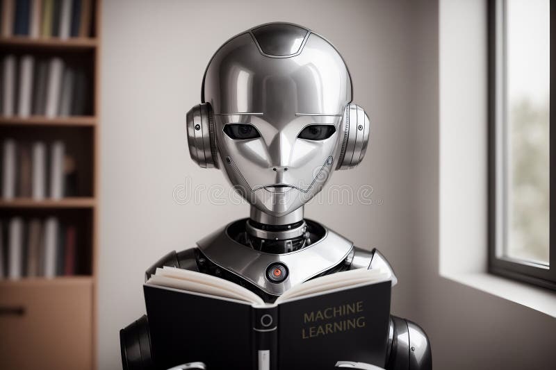An Antropomothic Robot Android Reading a Book, Concept of Machine ... An Antropomothic Robot Android Reading a Book, Concept of Machine ...