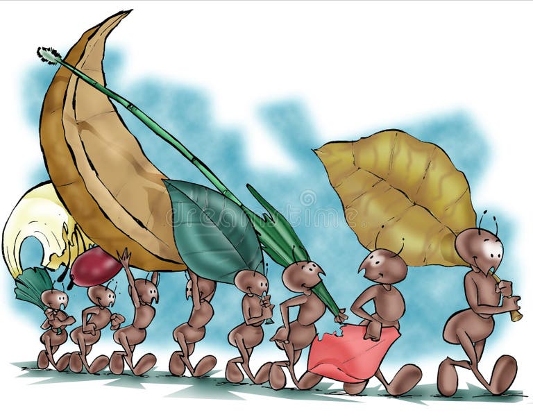 Ants Work Together Stock Illustrations – 301 Ants Work Together Stock ...