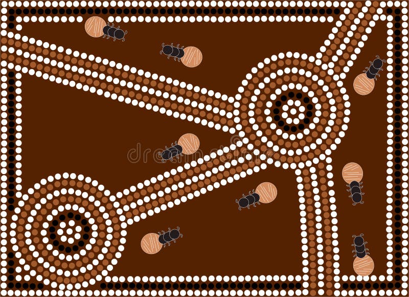 Aboriginal Animal Tracks Stock Illustrations – 84 Aboriginal Animal ...