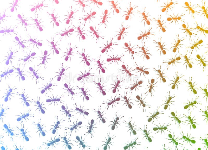Ants background stock illustration. Illustration of wildlife - 19547986