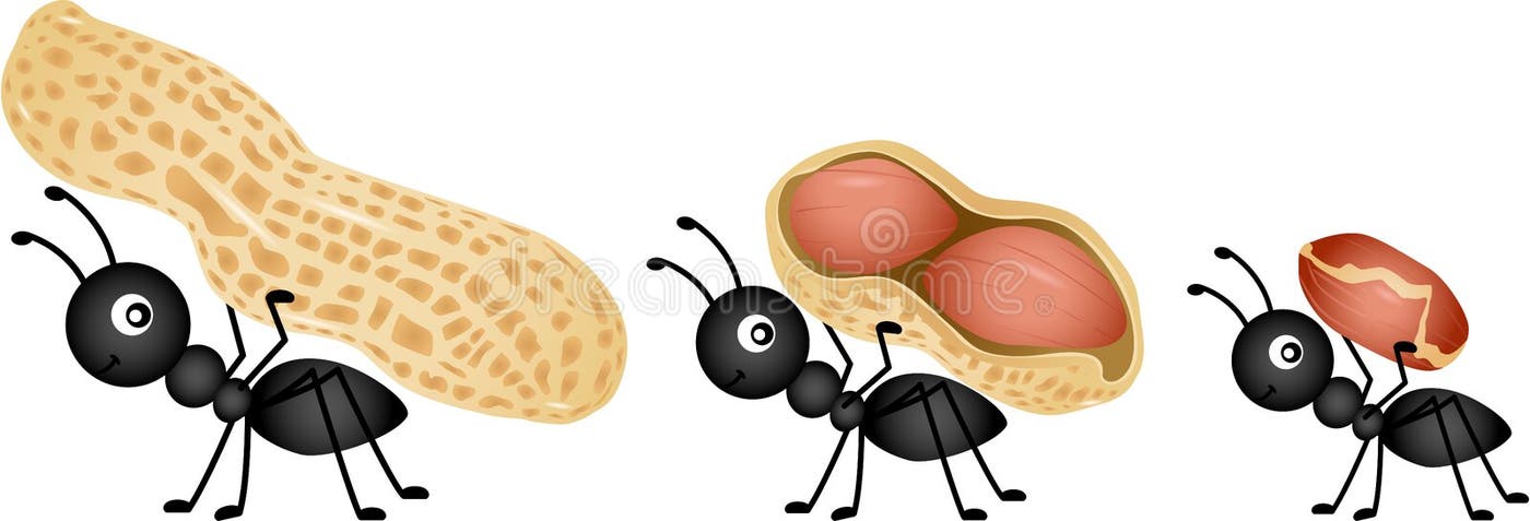 Ants Carrying Food Cartoon Stock Illustrations – 198 Ants Carrying Food ...