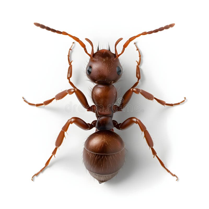 A Stunning High Resolution Close-up Image of an Ant Stock Illustration ...