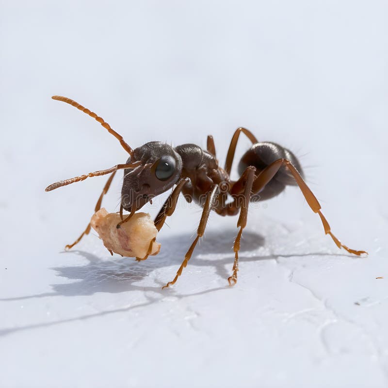 A Stunningly Detailed Close-up of an Ant Captured Stock Illustration ...