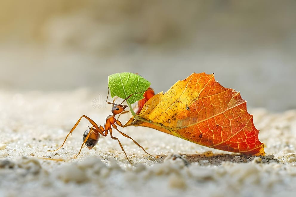 Ants Transporting Leaves: a Tiny Creature S Incredible Strength and Determination in Nature S ...