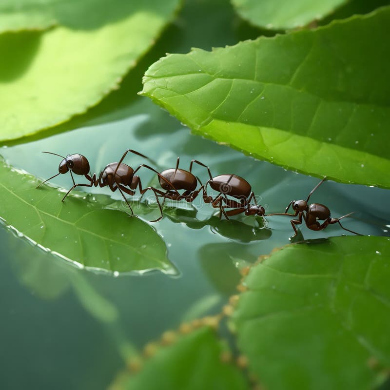 Ants with water stock illustration. Illustration of rainbow - 318431100