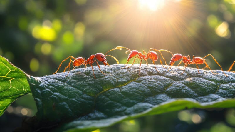 Ants Working Together in Harmony a Stunning Display of Unity in Nature ...