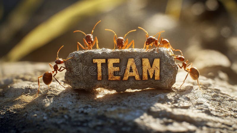 The Unity of Ants on Thangus Stock Photo - Image of unity, thangus ...