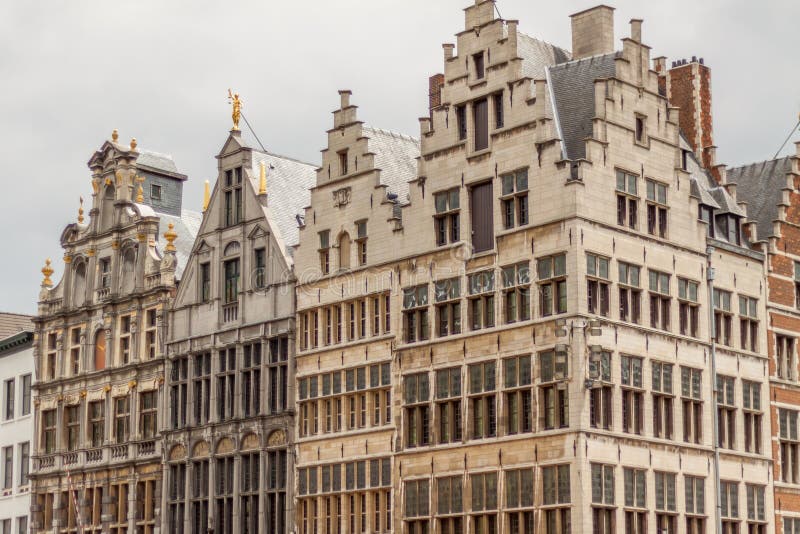 Antwerp Building and Architecture Stock Image - Image of antwerp, brick ...