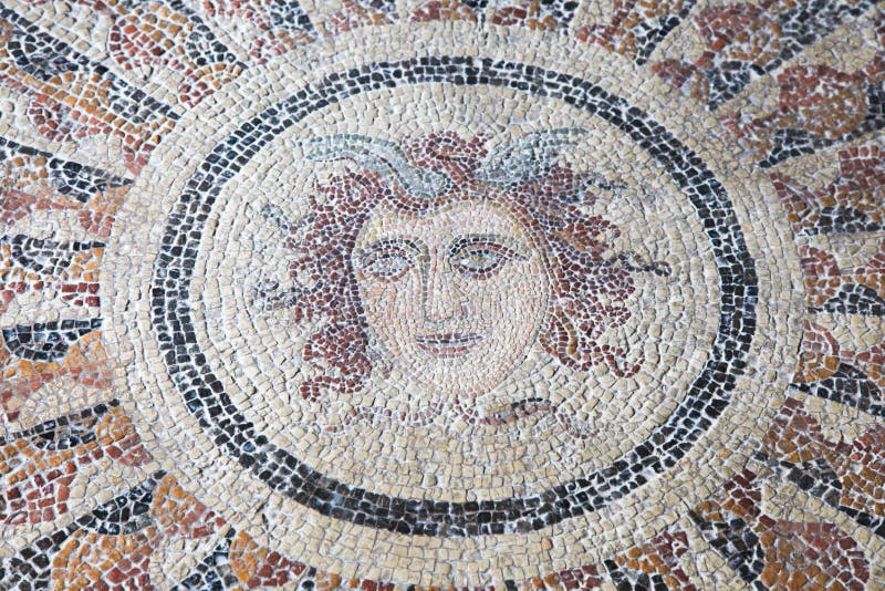 Antyczna mozaika zdjęcie stock. Obraz złożonej z arte - 31773334