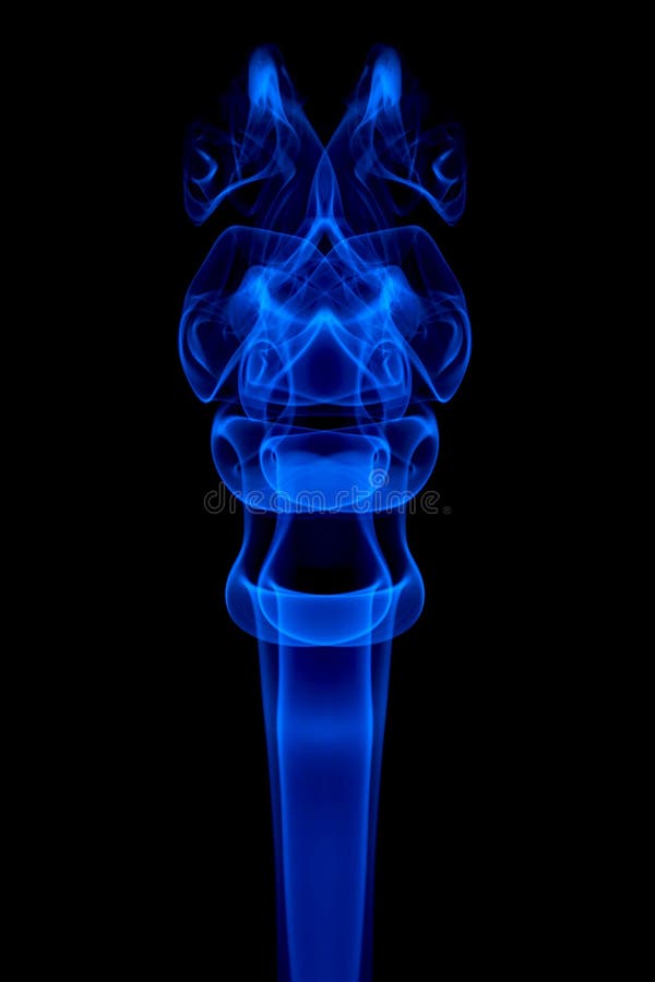 Anubis - Blue Smoke stock image. Image of egypt, blue - 17703193