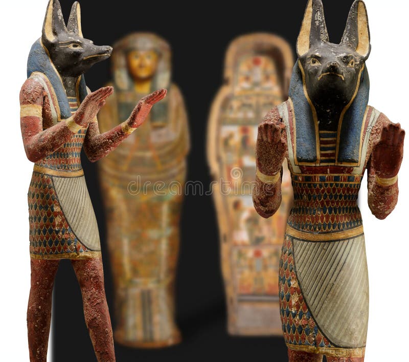 Anubis the Egyptian God of Mummification and Cemeteries, Protector of ...