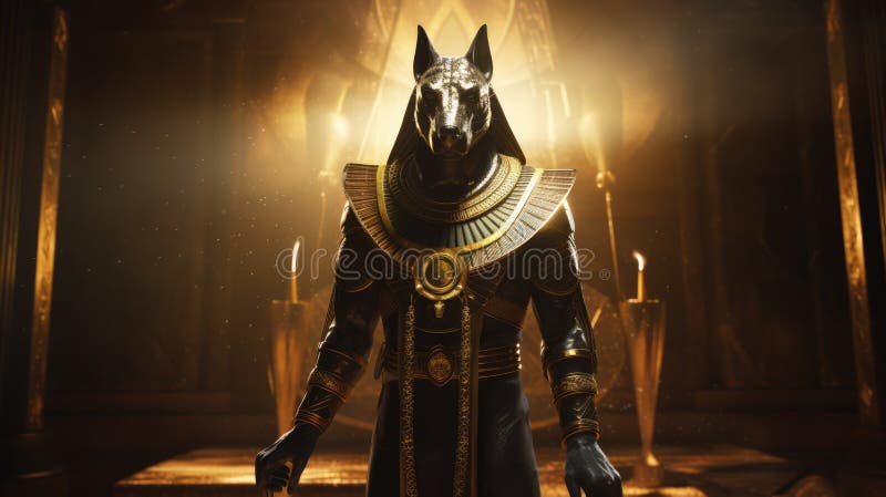 Anubis, God of Ancient Egypt. the Ancient Egyptian God of Death and the ...