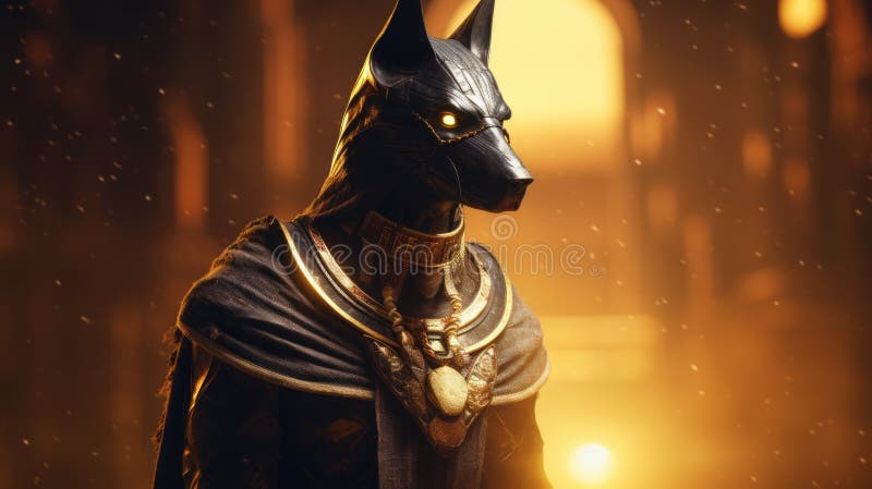 Anubis, God of Ancient Egypt. the Ancient Egyptian God of Death and the ...