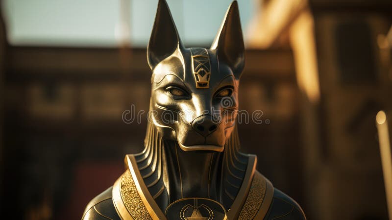 Anubis, God of Ancient Egypt. the Ancient Egyptian God of Death and the ...