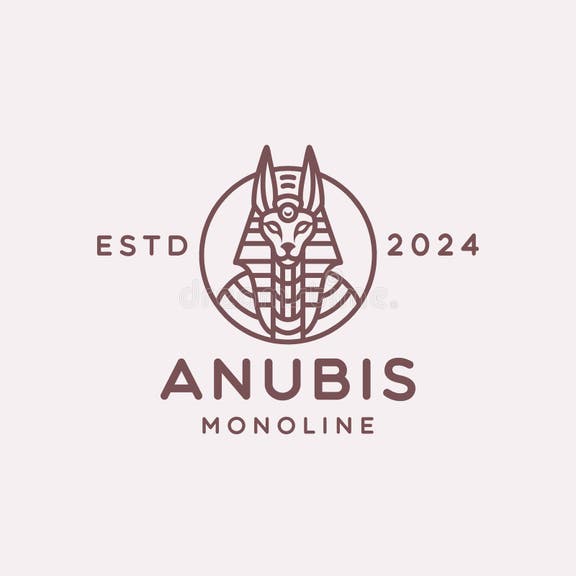 Anubis Vector Logo Design Illustration Stock Vector - Illustration of ...