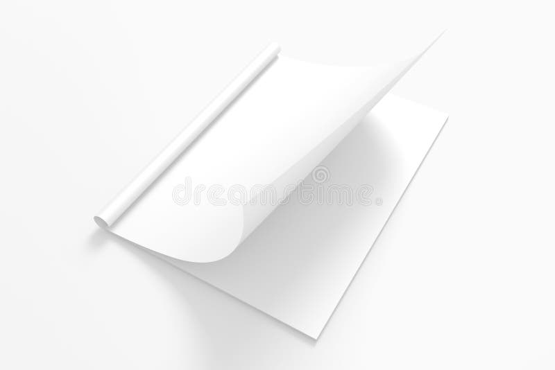 Anule O Compartimento Aberto Isolado No Branco Ilustração Stock ...