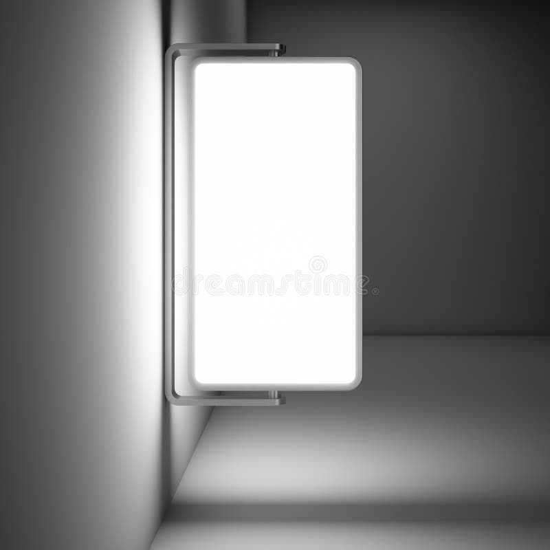 Anule a Rua Que Anuncia O Quadro De Avisos Ilustração Stock ...