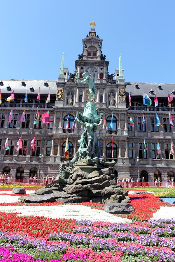 Anversa, Belgio immagine stock editoriale. Immagine di fiori - 70913779