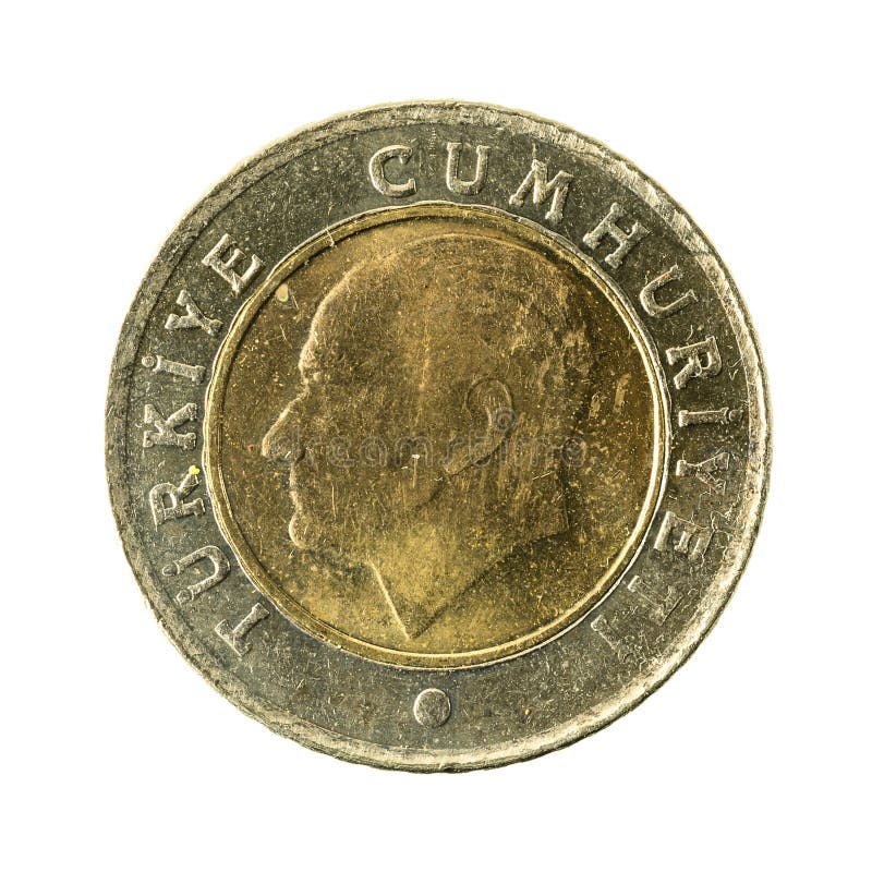 Moneda Del Kurus De 50 Turcos Imagen de archivo - Imagen de ...