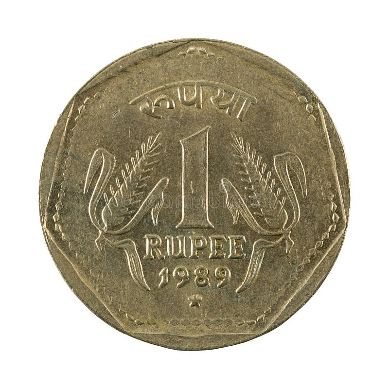 Moneda de la rupia india foto de archivo. Imagen de aislado - 48497548