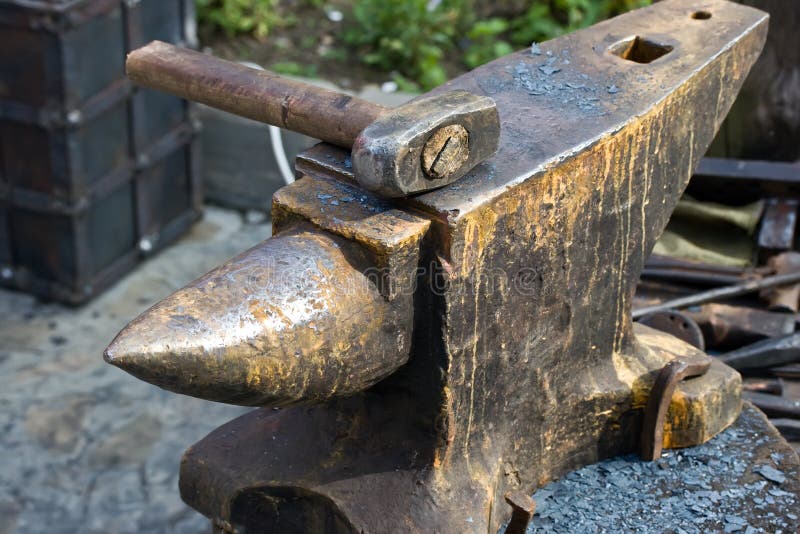 Anvil stock image. Image of power, manufacturing, artistic - 4777727