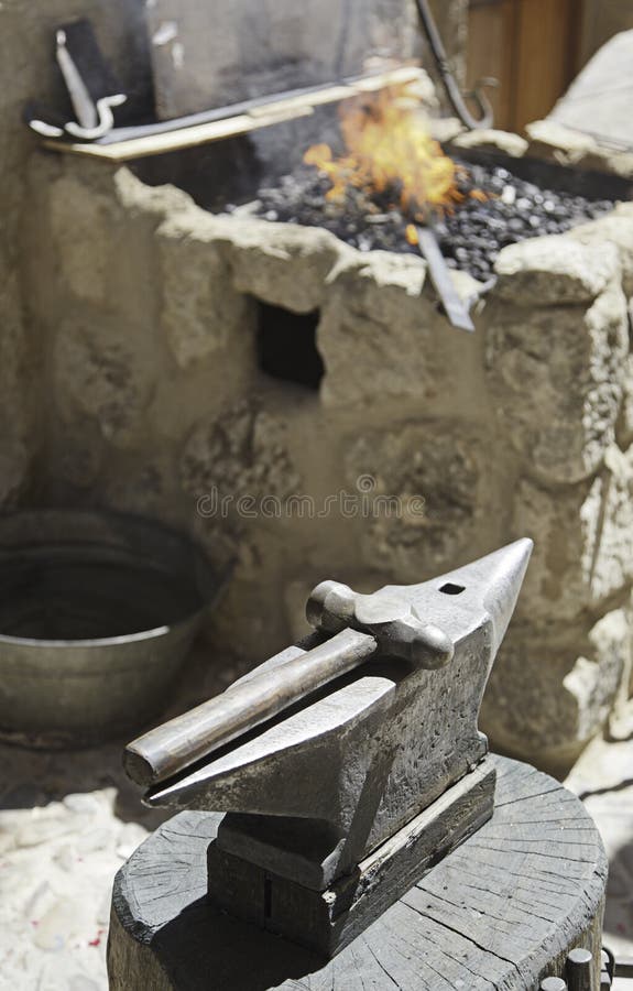 Anvil Forge stock image. Image of horseshoe, history - 25304105