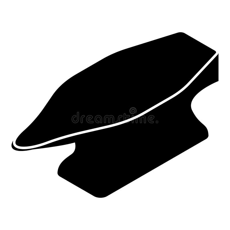 Anvil Icon, Simple Black Style Stock Vector - Illustration of anvil ...