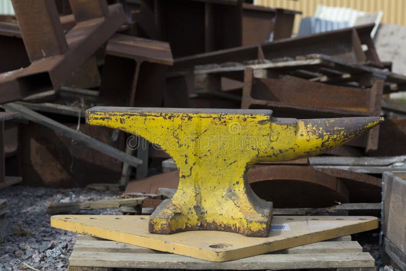 Anvil in metal stock image. Image of industry, anvil - 71044199