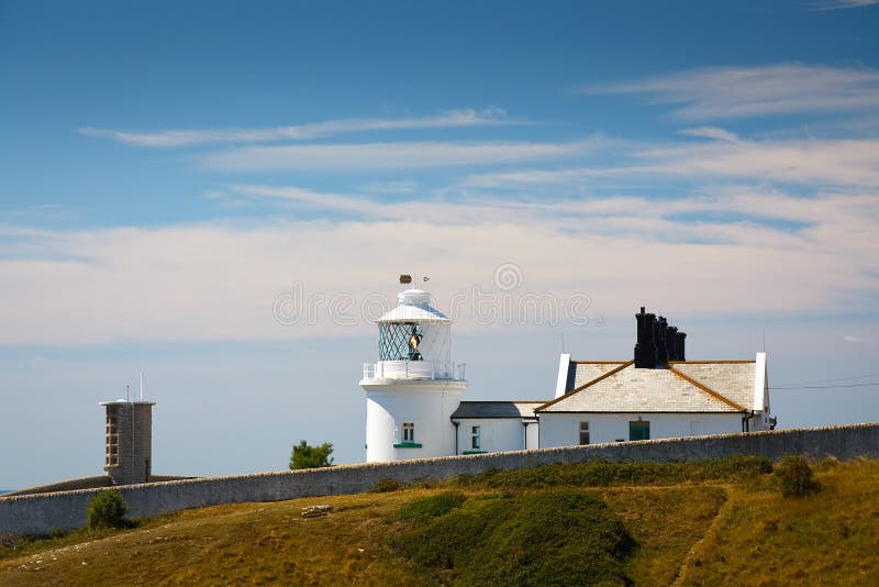 Anvil Point Lighthouse, Dorset. Stock Image - Image of jurassic, great ...