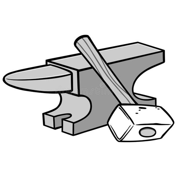 Cartoon Anvil Stock Illustrations – 720 Cartoon Anvil Stock ...