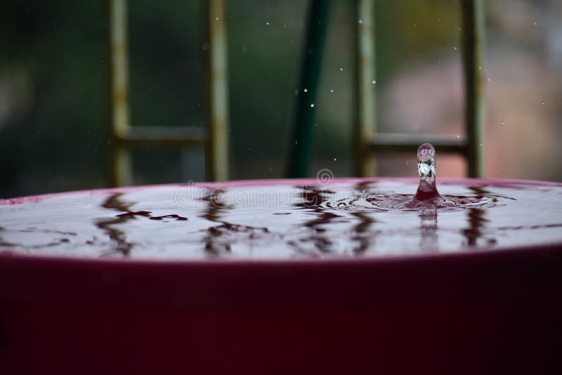 Anxiety in peace.. stock image. Image of drop, stability - 78876219