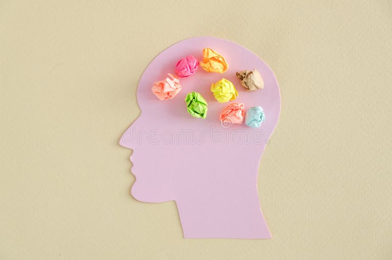 Anxiety Stress in Brain, Overload in Mind. Depression, Adhd, Ocd Stock ...