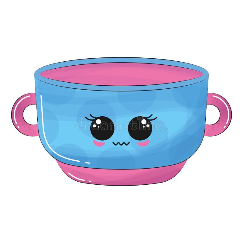 Anxious Empty Food Bowl Character Cartoon Vector Stock Vector ...