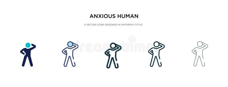 Anxious Human Transparent Icon. Anxious Human Symbol Design from Stock ...