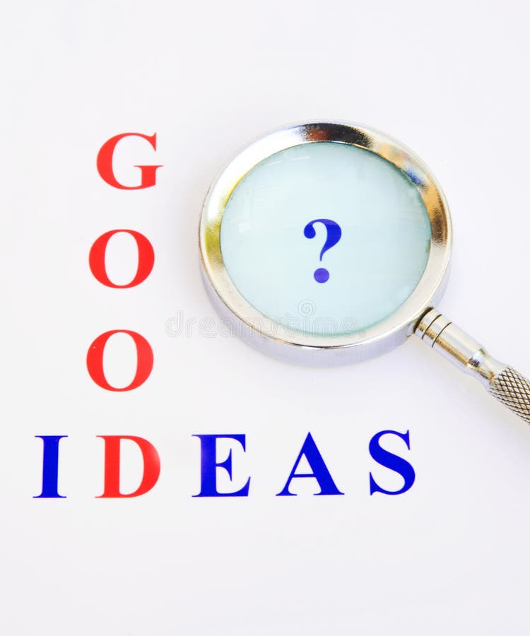 Any good ideas ? stock image. Image of design, excellent - 11692295